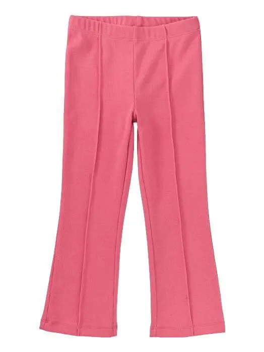 TEA COLLECTION Ribbed Flare Pants - Desert Rose