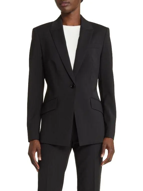 BOSS Jabinalah Virgin Wool Blazer - Black