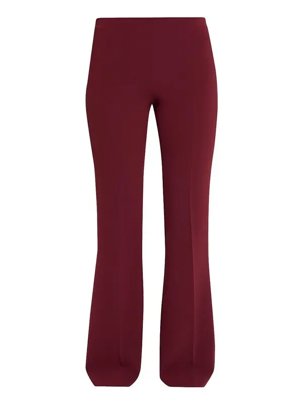 Theory Demitria Flare Trousers - Red