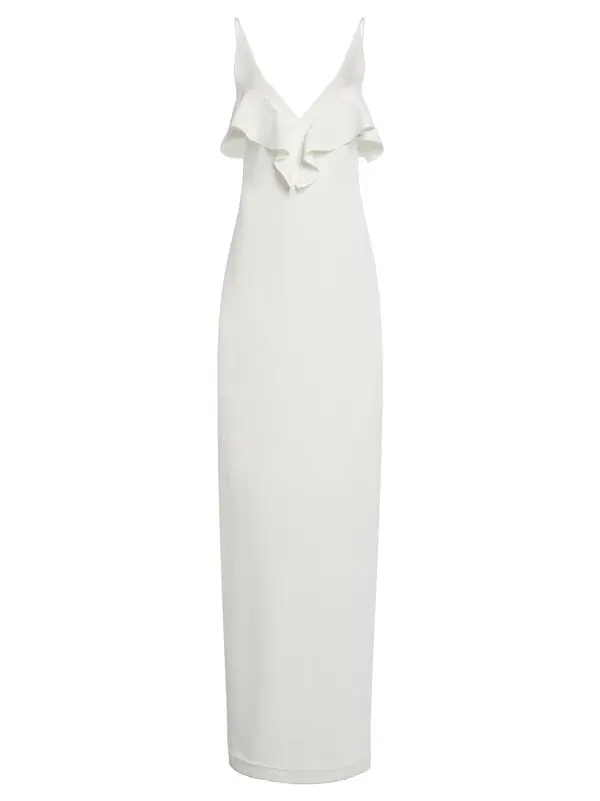 Stella McCartney Ruffled Maxi Dress - White