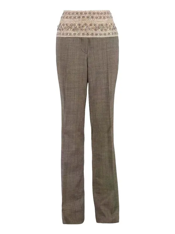 Stella McCartney Wool Trousers - Brown