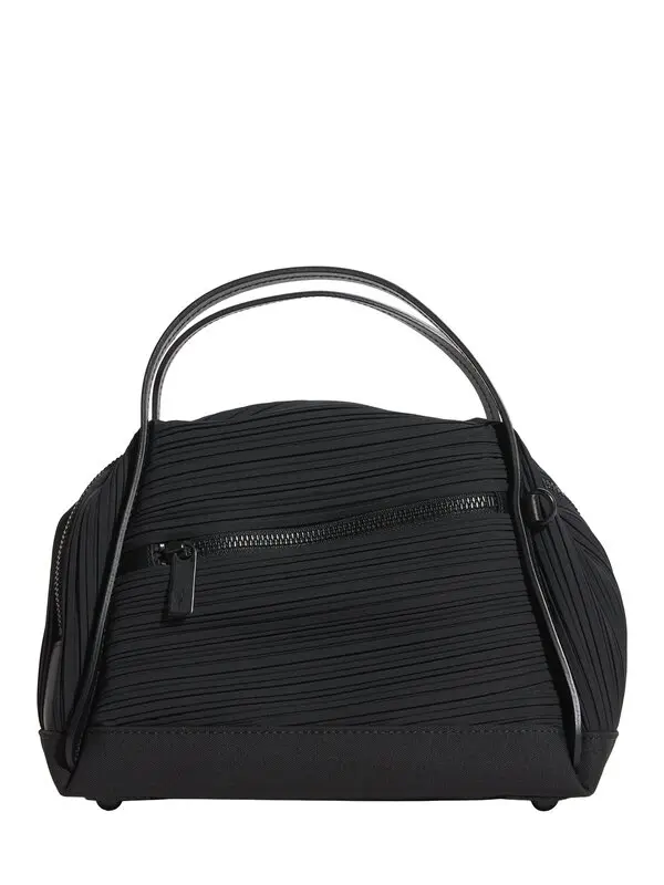 Issey Miyake Mini Bias Pleats Duffle Bag - Black