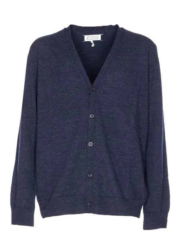 MAISON MARGIELA Buttoned Cardigan - Blue