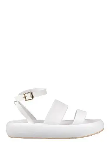 BALDININI Ankle Strap Sandals - White