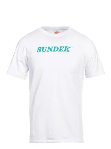 Sundek T-shirt Size Cotton - White