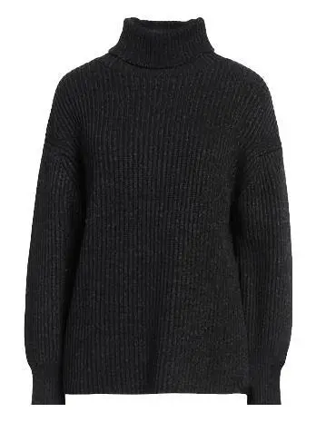REPLAY Knitted Turtleneck Top - Black