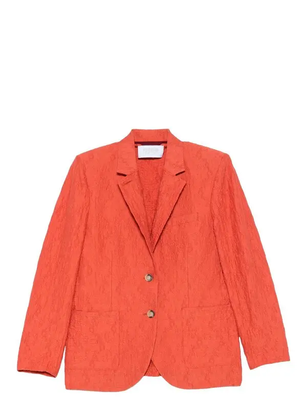 Harris Wharf London Cotton-blend Blazer Jacket - Orange