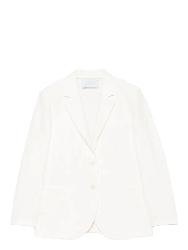 Harris Wharf London Cotton-blend Blazer - White