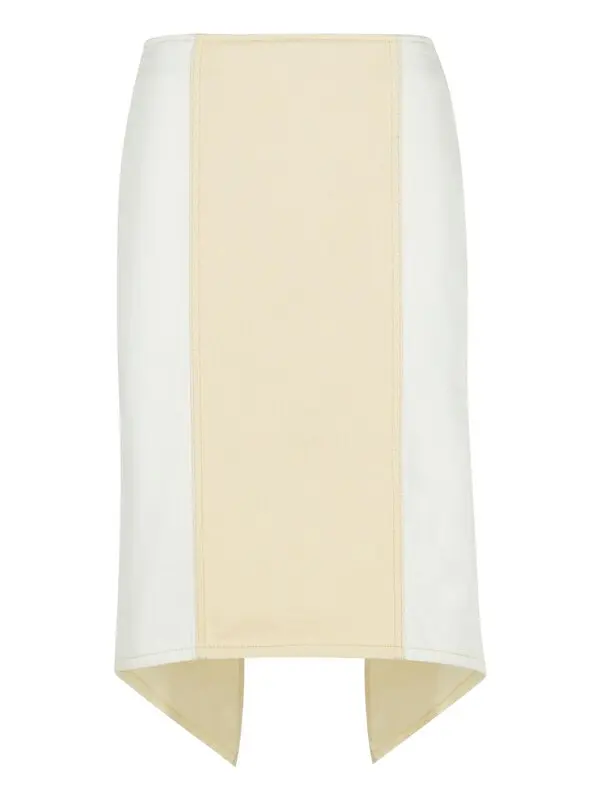JW Anderson Layered Cotton Skirt - White