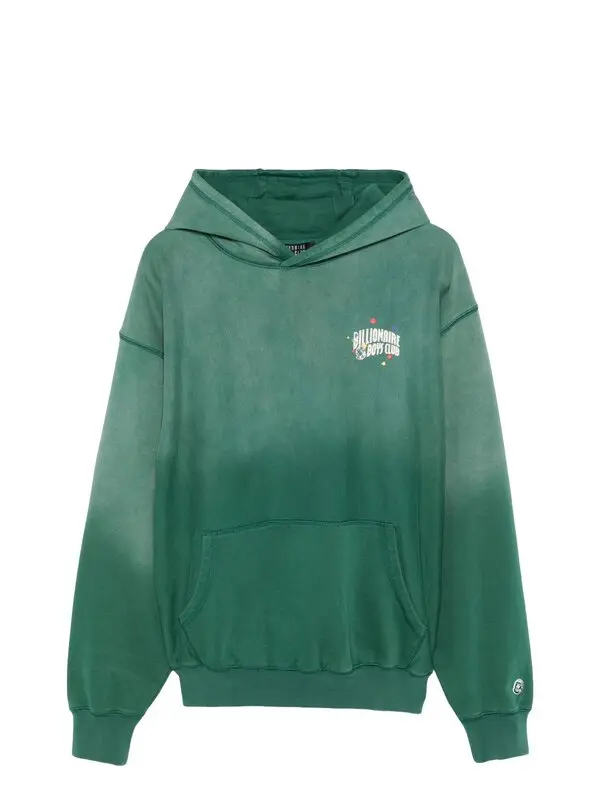 BILLIONAIRE Logo Oversized Hoodie - Green