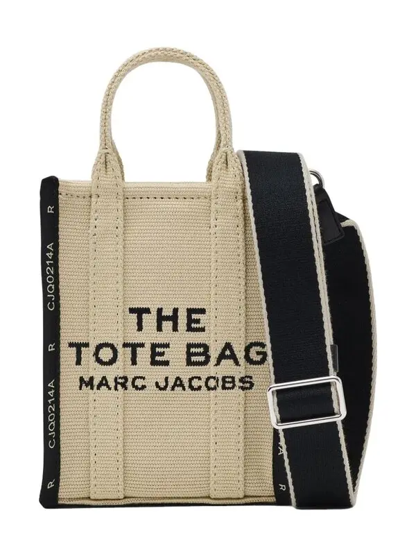 Marc Jacobs Crossbody Canvas Tote Bag - Beige
