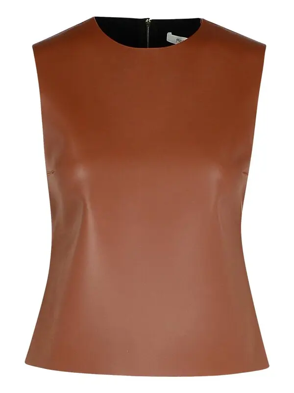 JW Anderson Leather Tank Top - Brown