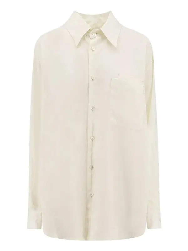 LEMAIRE Long Sleeve Top - White