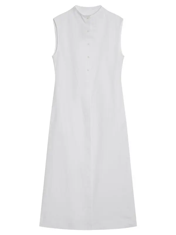 LOULOU STUDIO Cotton Shirt Dress - White