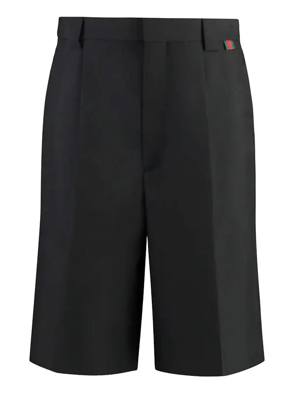 Gucci Gabardine Bermuda Shorts - Black