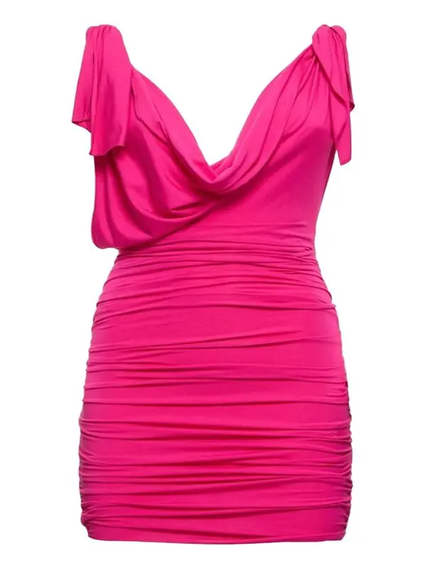 Attico Jersey Mini Dress - Pink