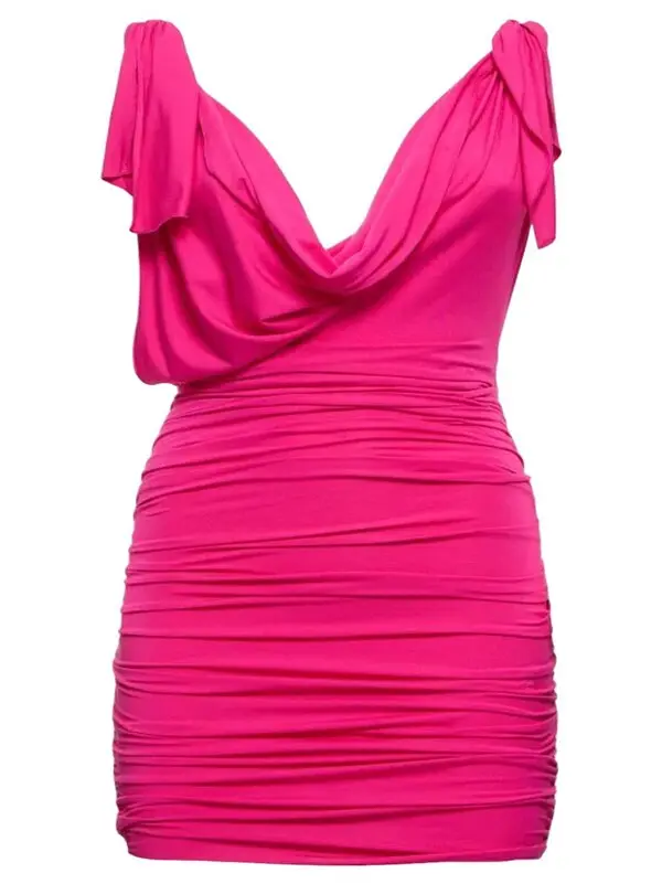 Attico Jersey Mini Dress - Pink