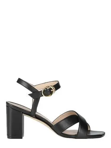 STUART WEITZMAN Leather Sandals - Black