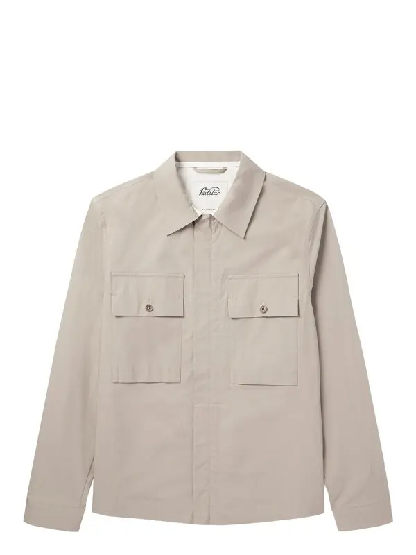 VALSTAR Poplin Overshirt - Neutrals
