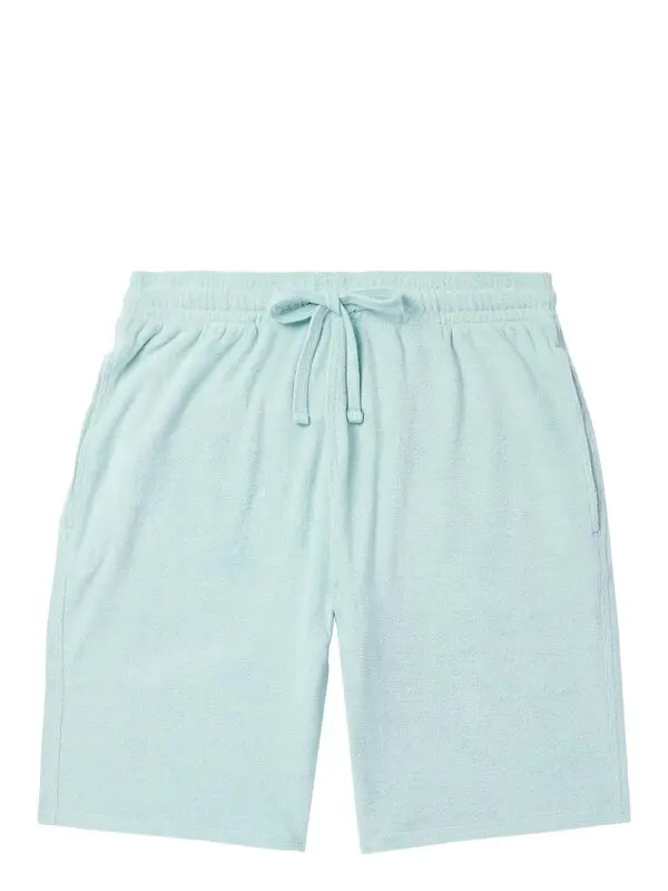 Vilebrequin Bolide Straight-leg Terry Shorts - Blue
