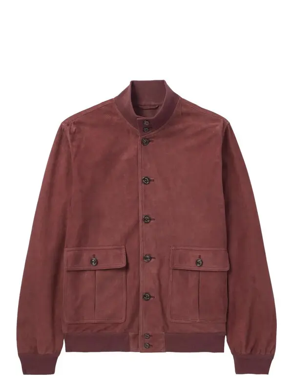 VALSTAR Valstarino Suede Jacket - Red