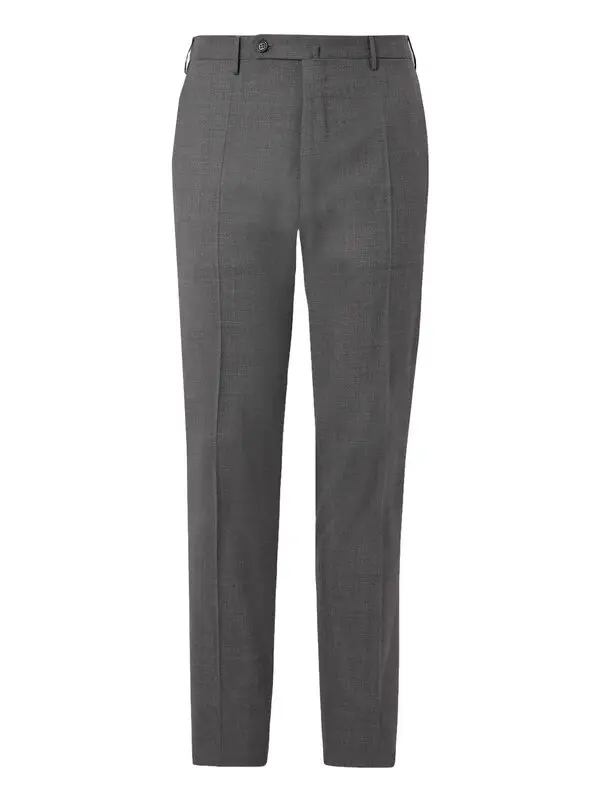 SLOWEAR Venezia 1951 Slim-fit Virgin Wool Trousers - Gray