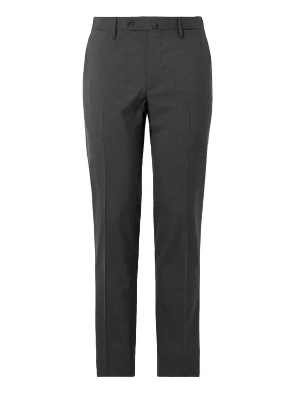 Incotex Teknosartorial Slim-fit Tapered Woven Trousers - Gray