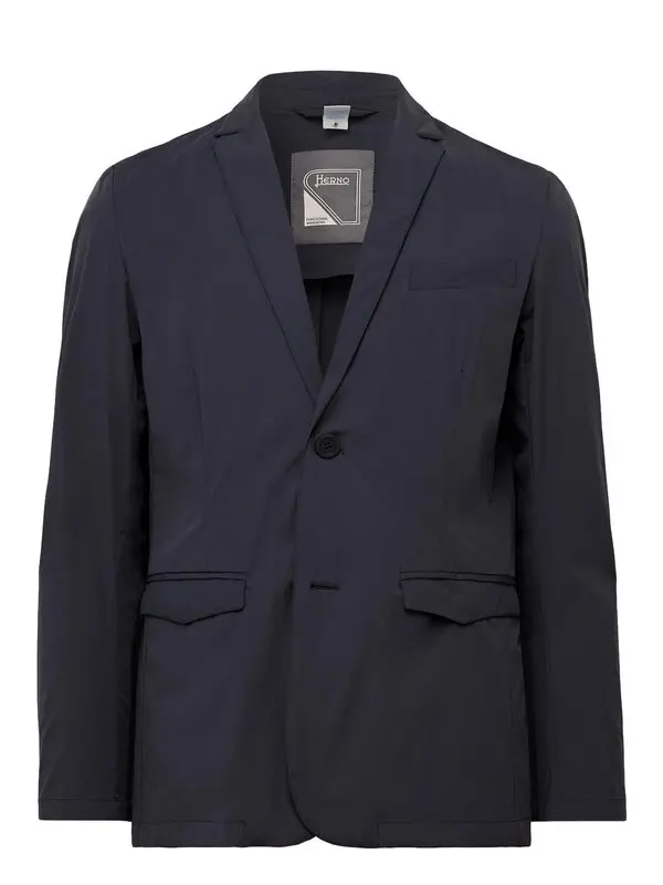 Herno Slim-fit Shell Blazer - Blue