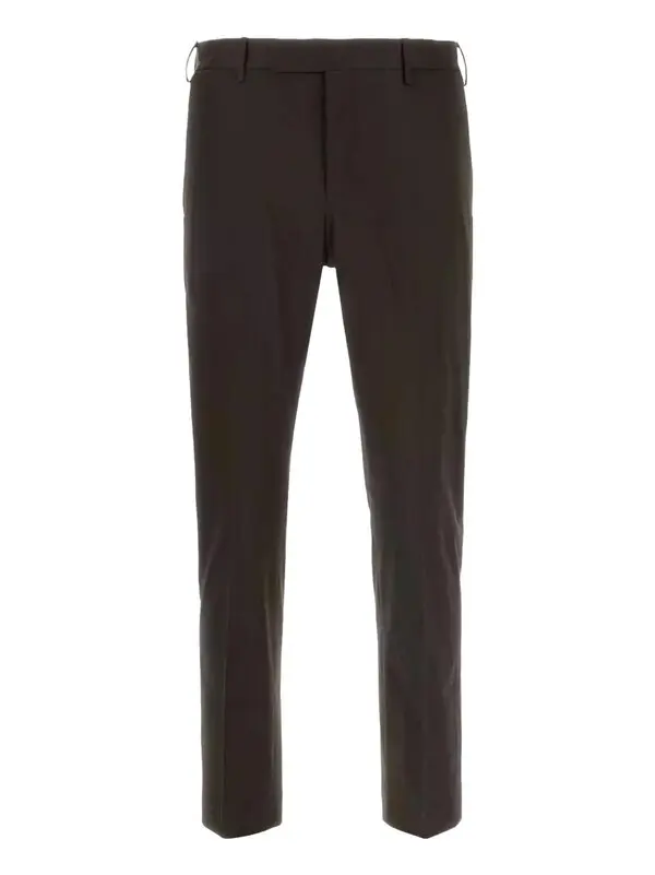 PT TORINO Slim-cut Trousers - Brown