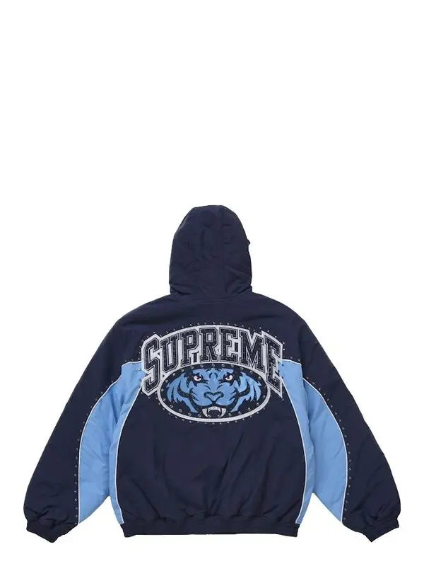 Supreme Studded Stadium Jacket - Navy Blue