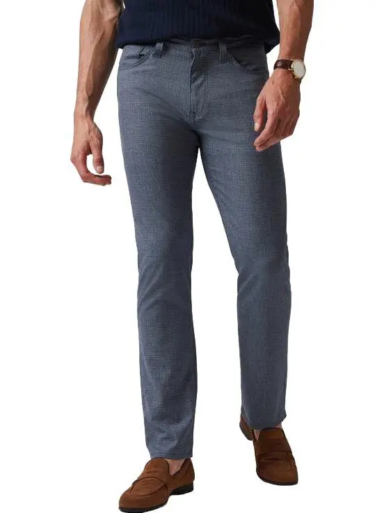 34 Heritage Courage Straight Leg Pants - Navy Fancy