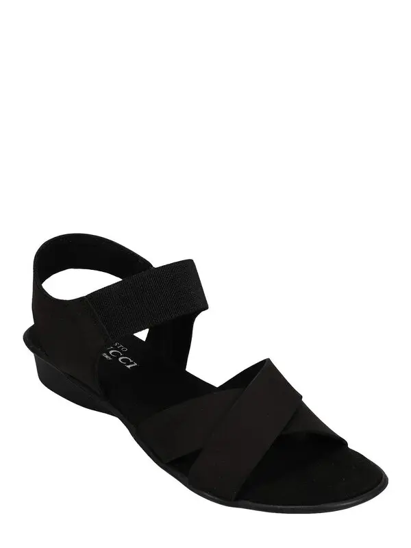 Sesto Meucci Euna Wedge Sandal - Black