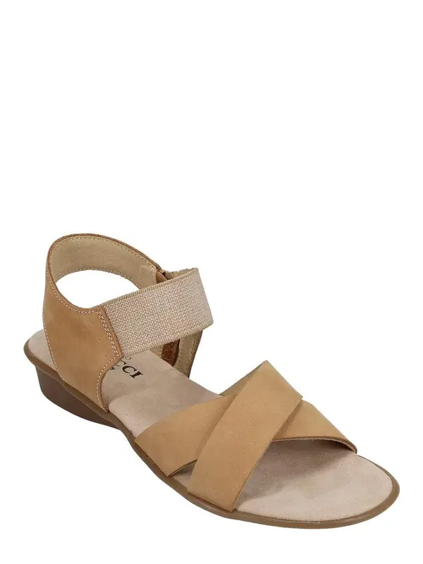 Sesto Meucci Euna Wedge Sandal - Sand