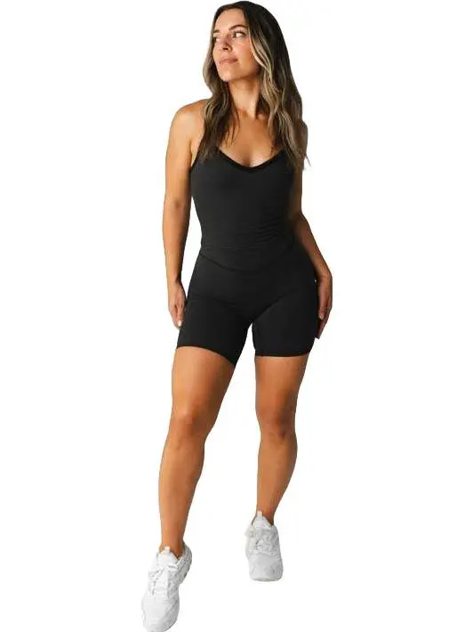 VITALITY Biker Short - Midnight Marl