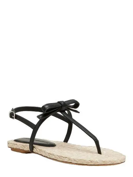 STUART WEITZMAN Felicity Espadrille Slingback Sandals - Black/ Natural