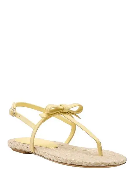 STUART WEITZMAN Felicity Espadrille Slingback Sandals - Lemon Chiffon/ Natura