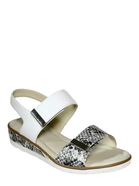 DAVID TATE Civic Slingback Sandal - White Multi