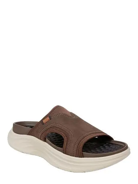 Dr. Scholl'S Feel Energy Recovery Slide Sandal - Dark Brown