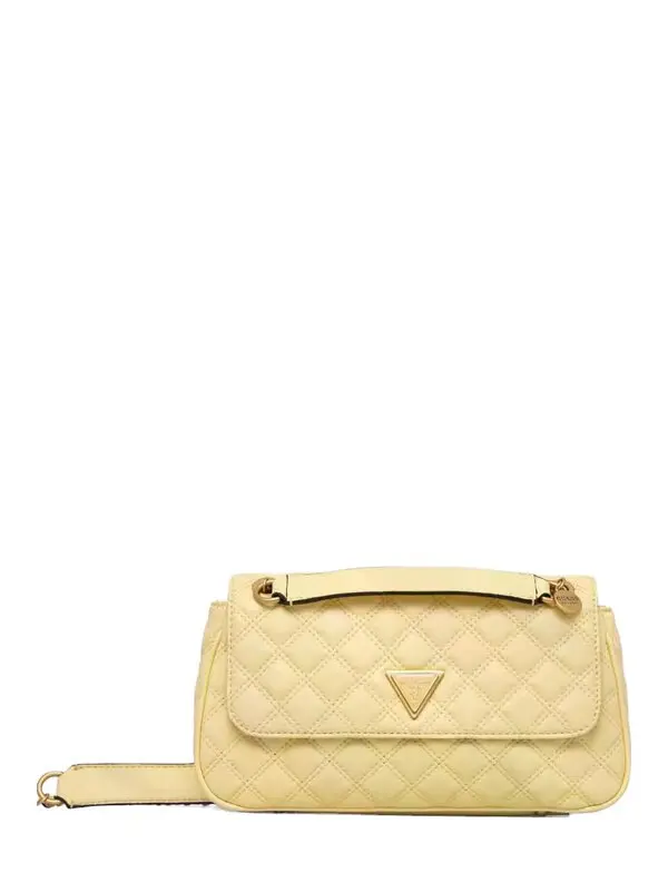 Guess Quilted Crossbody Bag - Yellow
