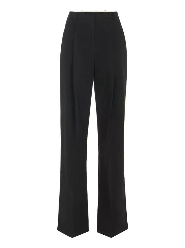 Elisabetta Franchi Pleated Tailored Trousers - Black