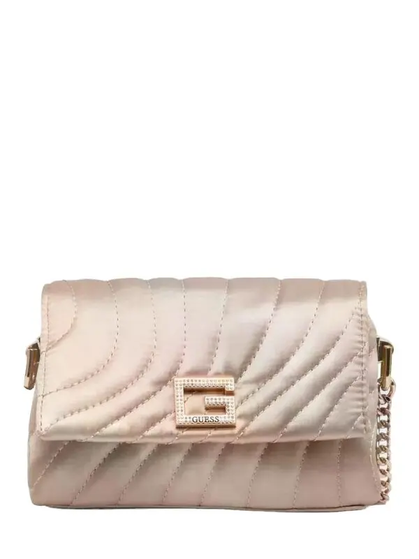 Guess Quilted Crossbody Bag - Neutrals