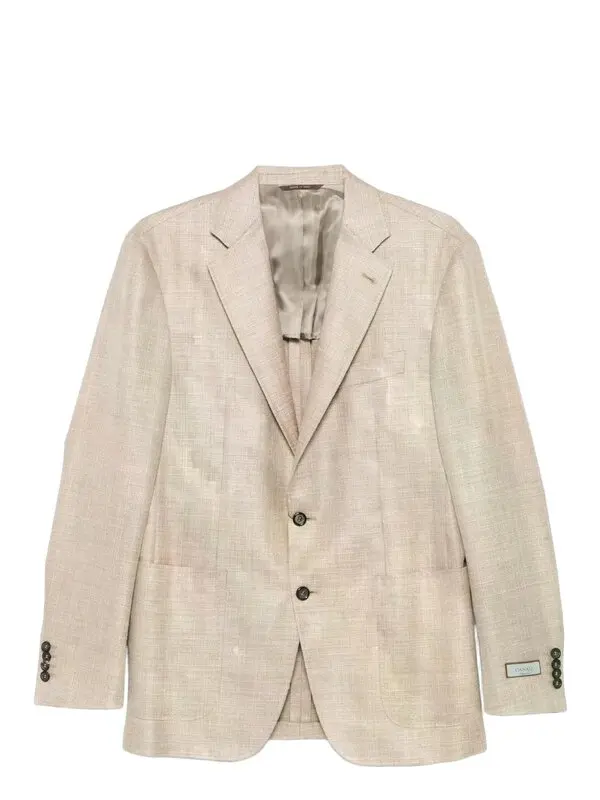 Canali Single-breasted Blazer - Neutrals