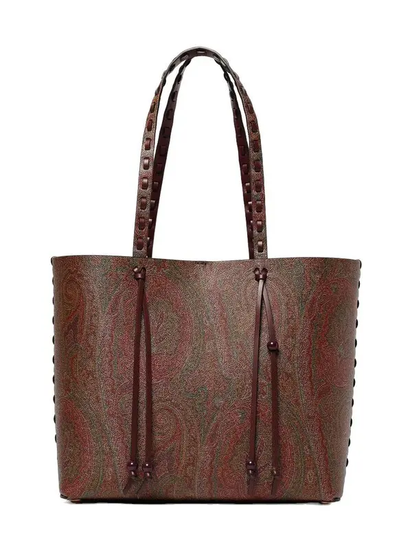 Etro Printed Shoulder Bag - Leather