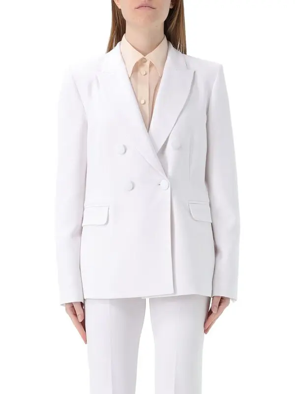 Liu Jo Double Breasted Jacket - White
