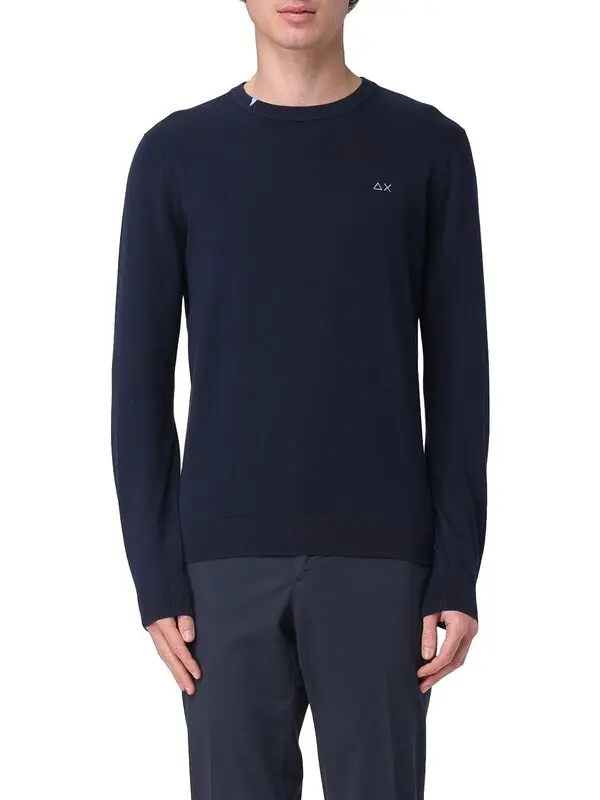 SUN 68 Pullover Sweater - Navy