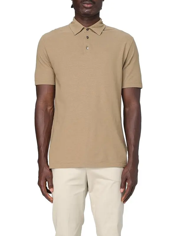ZANONE Polo Shirt - Mustard
