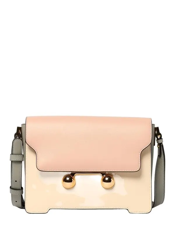 Marni Color Block Shoulder Bag - Pink