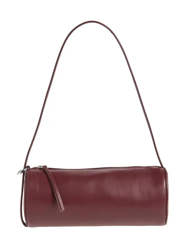 REFORMATION Simona Cylinder Shoulder Bag - Ruby Leather