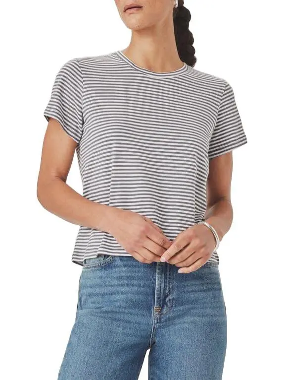 Splendid Louisa Stripe T-shirt - Ink/white