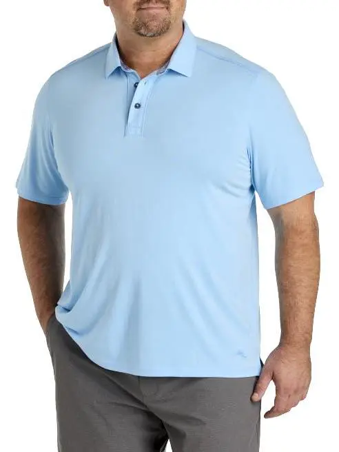 Tommy Bahama Big & Tall Harbor Isles Polo Shirt - Chambray Blue